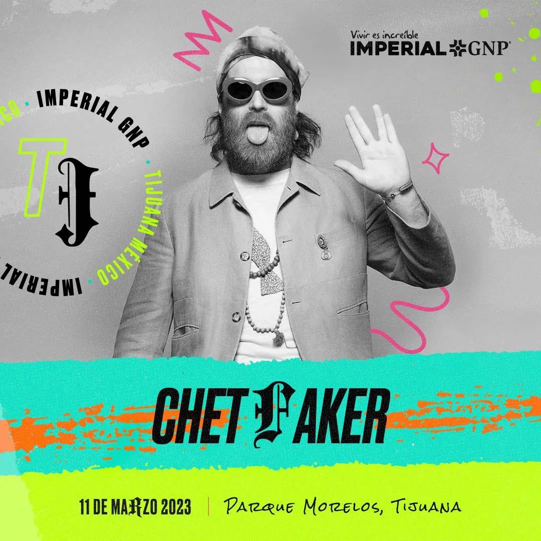 Chet Faker confirmado para el Imperial GNP 2023 - Puro Rock Puro