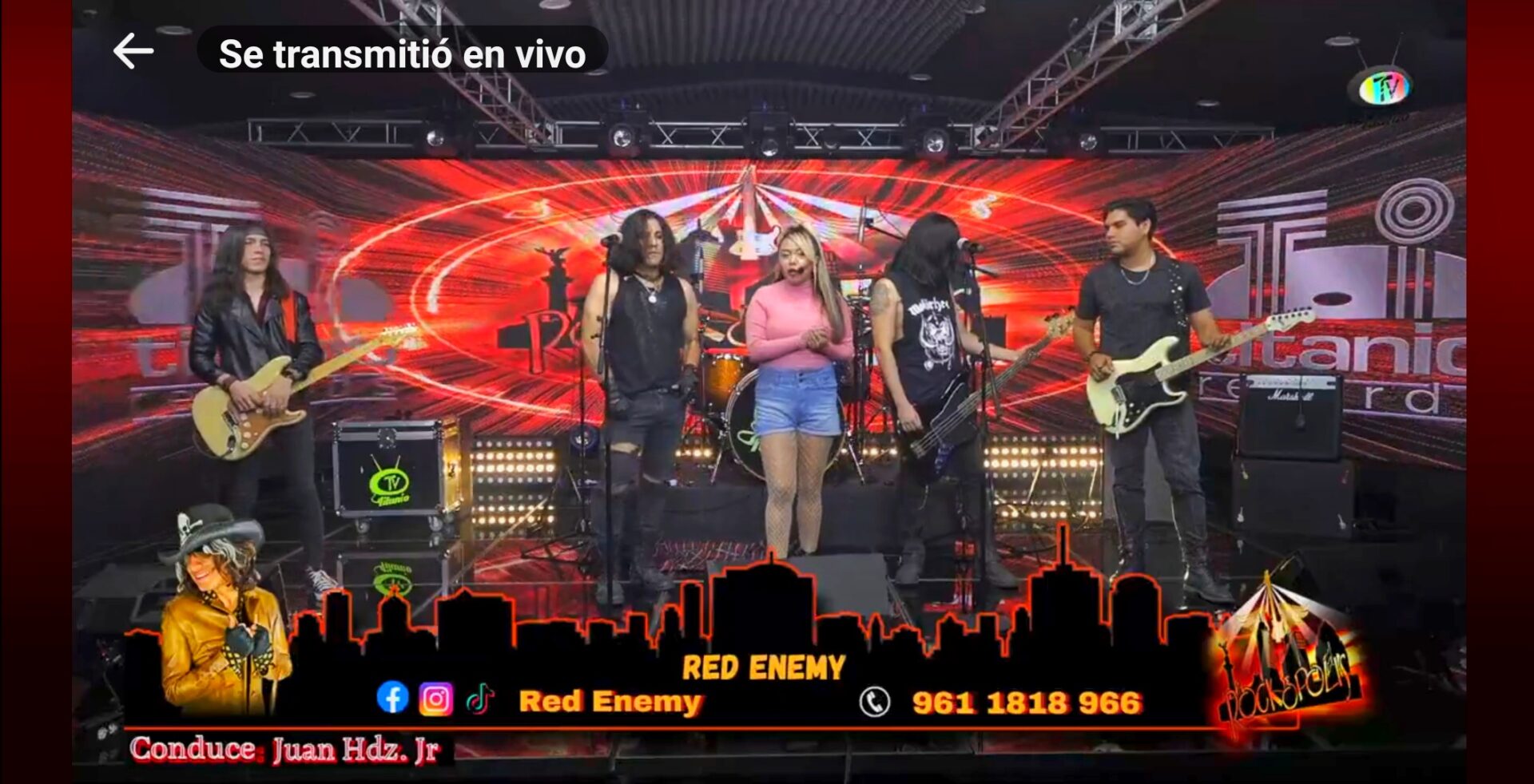 Red Enemy llegaron a conquistar la Ciudad de México - Puro Rock Puro