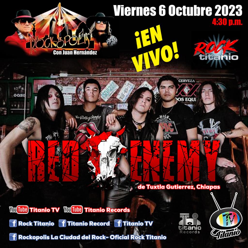Red Enemy llegaron a conquistar la Ciudad de México - Puro Rock Puro